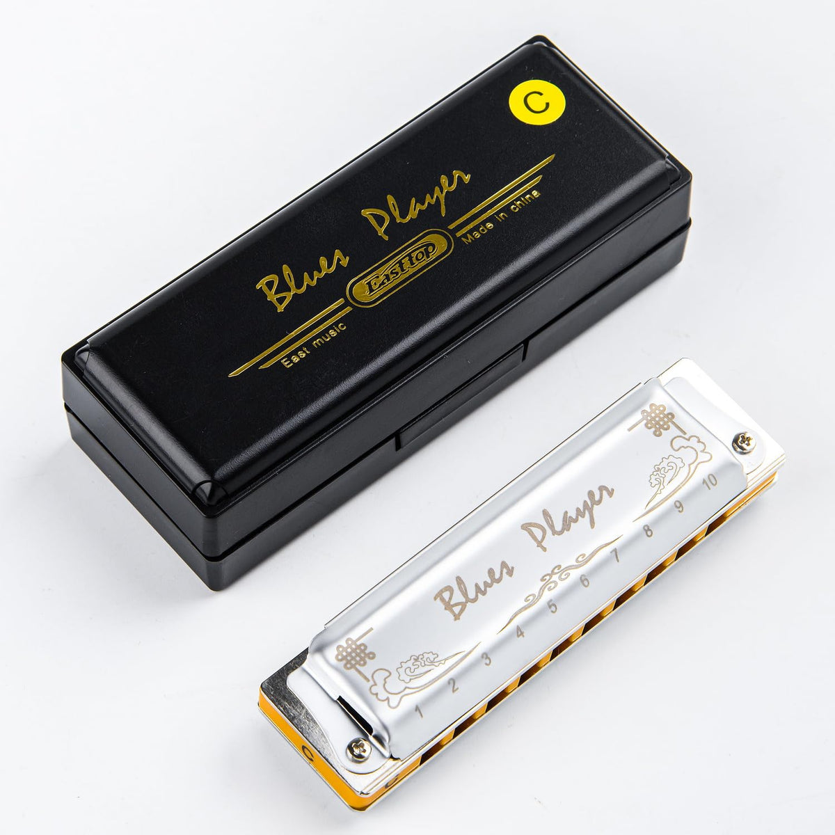 East top Upgrade Diatonic Blues Harmonica,10 Hole Diatonic Blues Harp, – Easttop harmonica