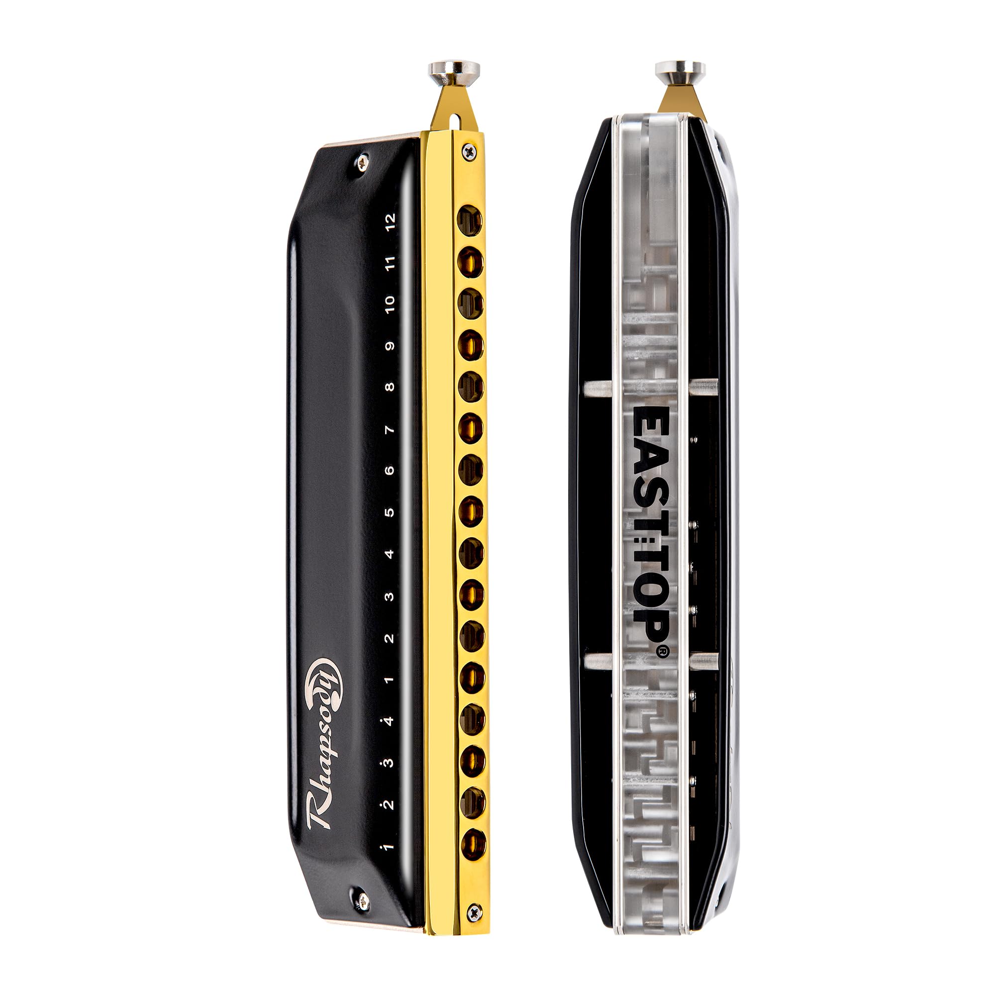 East top Upgrade Rhapsody Chromatic Harmonica 16 Hole 64 Tone Key of C – Easttop harmonica