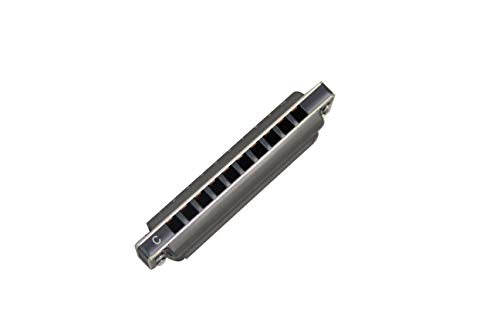 East top Upgrade Diatonic Harmonica C,10 Holes Aluminum Comb Diatonic ...